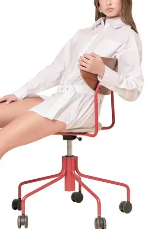 MAUDE CLUB Doyle Belted Cotton Shirtdress