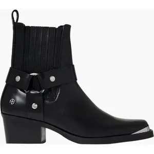 ANINE BING Mid Biker Boots Black