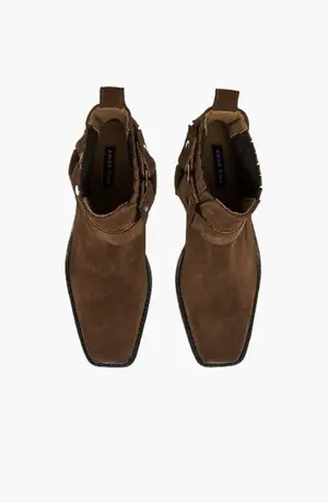 ANINE BING Mid Biker Boots - Tobacco