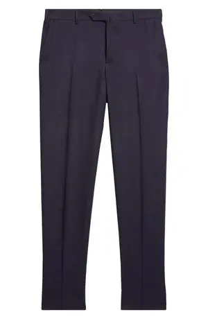 Isaia Wool & Cashmere Trousers - Dark Blue 800