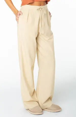 Roxy Mavericks Pleated Wide Leg Trousers