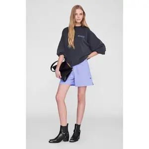 ANINE BING Miles Palm Sweatshirt - Washed Black