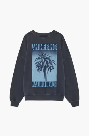 ANINE BING Miles Palm Sweatshirt