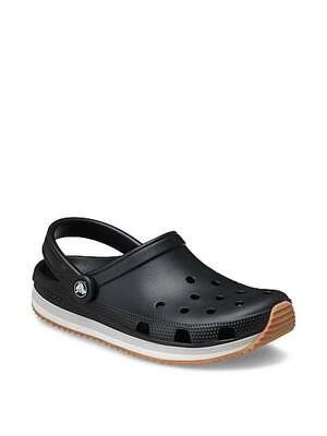 Pink Crocs Retro Runner Clog Black