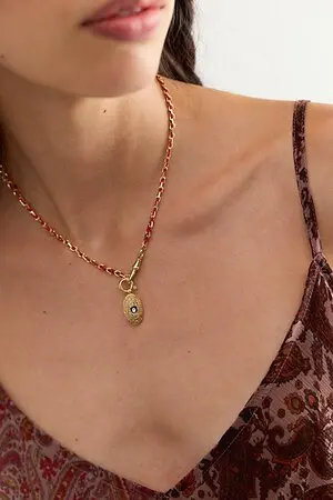 Free People Marie Laure Chamorel N° 951 Necklace With Polki Diamond