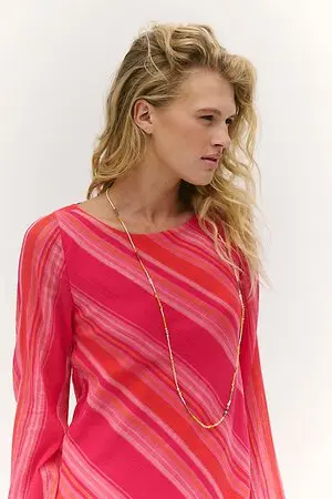 Free People Sunstare Stripe Mini Dress