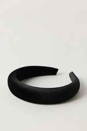 Free People Velvet Halo Headband - Black