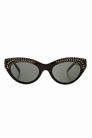 SUNGLASS MUSEUM Vintage Monique Sunglasses Selected By - Black