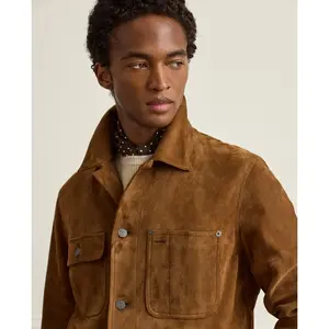 Ralph Lauren Ryder Suede Trucker Jacket
