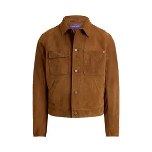 Ralph Lauren Ryder Suede Trucker Jacket