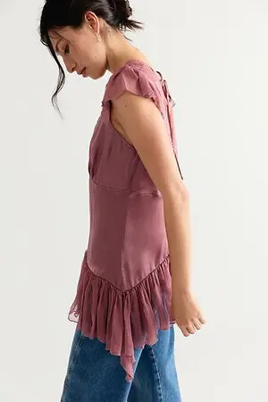 MES DEMOISELLES Sibilla Silk Top