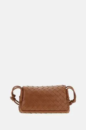 Bottega Veneta Leather Intrecciato Woven Evening Bag