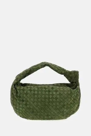 Bottega Veneta Jodie Bag In Intrecciato Leather - Green