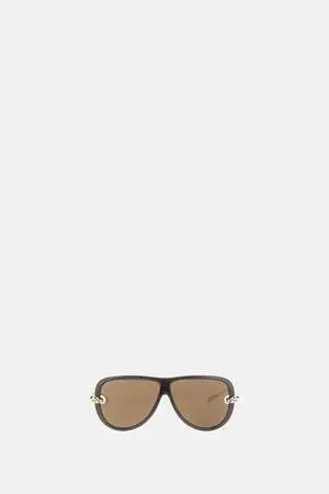 Bottega Veneta Bottega Veneta Aviator Knot Sunglasses Marrone