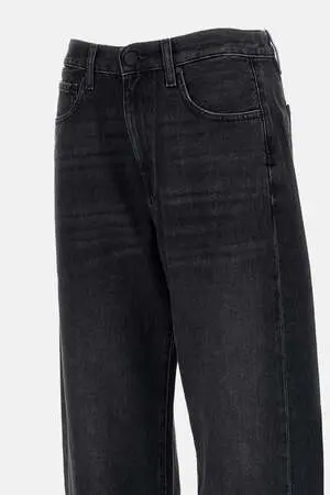 Ag Hattie High-rise Barrel Jeans - Nero