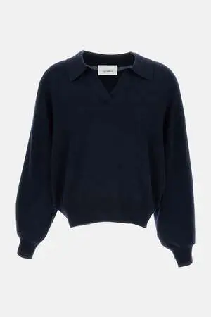 LISA YANG Lisa Yang Katriel Cashmere Polo Shirt Blu