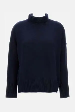 LISA YANG Heidi Cashmere Turtleneck Sweater - Blue