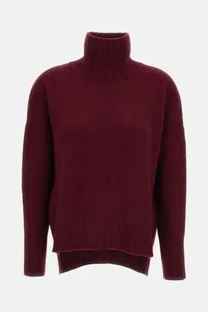 LISA YANG Heidi Turtleneck Sweater - Red