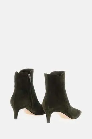 GIANVITO ROSSI Levy Suede Ankle Boots - Verde