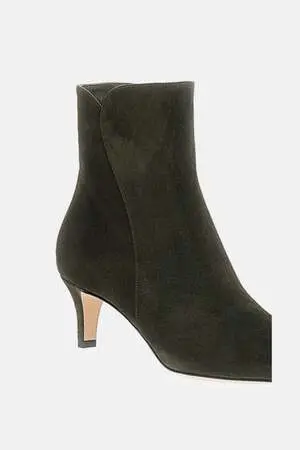 GIANVITO ROSSI Levy Suede Ankle Boots - Verde