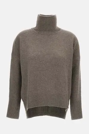 LISA YANG Heidi Cashmere Turtleneck Sweater - Beige