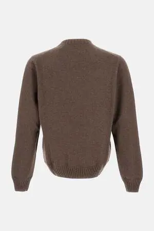 GRAN SASSO Ribbed Cashmere Crew Neck Sweater