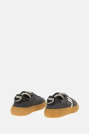 PURAAI Vintage Sneakers In Vegan Leather - Grey