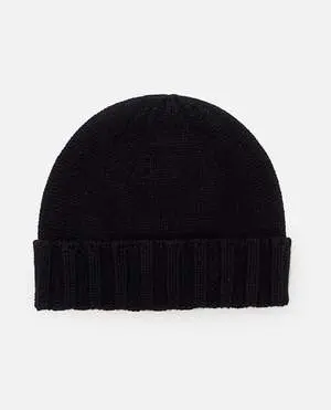 DRUMOHR Ribbed Beanie - Nero