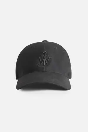 JW Anderson Baseball Cap - Black