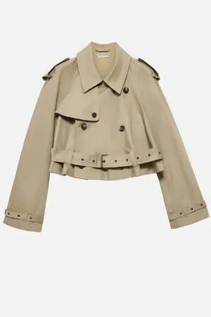 JW Anderson Trench Crop - Beige