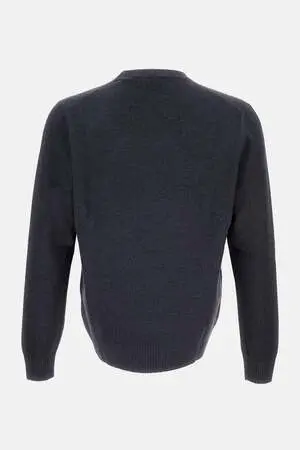 GRAN SASSO Cashmere Crew Neck Sweater - Grey