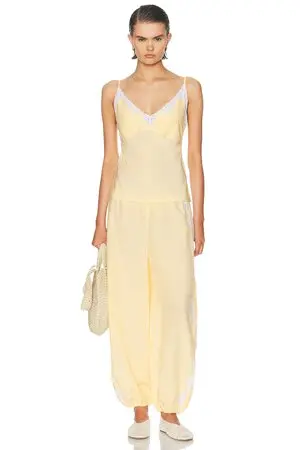 Posse Tabitha Lace Trim Top - Buttermilk