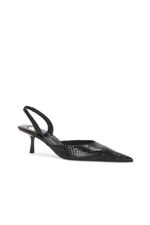 Saint Laurent Marida Python Slingback Pump