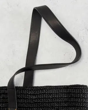 FWRD RENEW Saint Laurent Large Cecile Bucket Bag - Noir