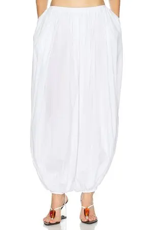 Alaïa Balloon Openwork Pants - Blanc
