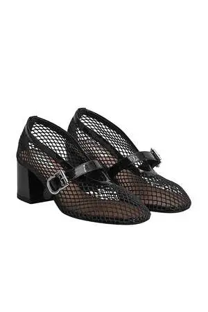 Alaïa Fishnet Pump In Black
