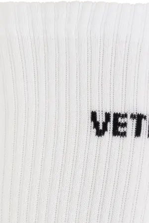 Vetements Cotton Socks With Logo