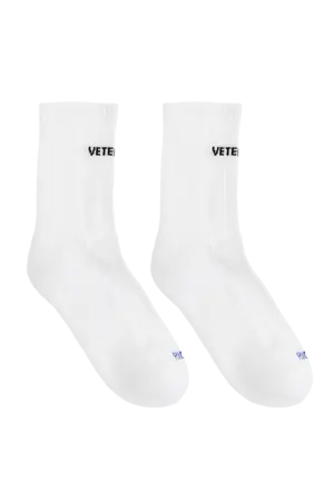 Vetements Cotton Socks With Logo