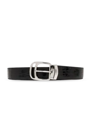 FERRAGAMO Leather Belt - Black