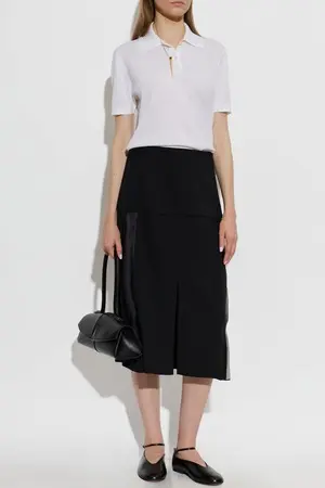 JIL SANDER Leather Ballet Flats