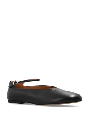 JIL SANDER Leather Ballet Flats