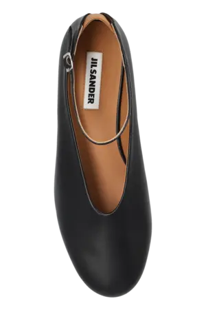 JIL SANDER Leather Ballet Flats