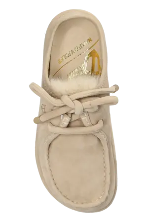 NAKED WOLFE Suede Platform Shoes 'blizzard