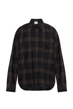 Vetements Wool Shirt With Plaid Pattern - Multicolour