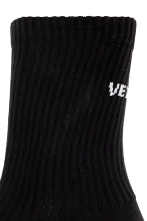 Vetements Cotton Socks With Logo
