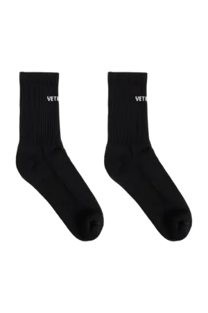 Vetements Cotton Socks With Logo