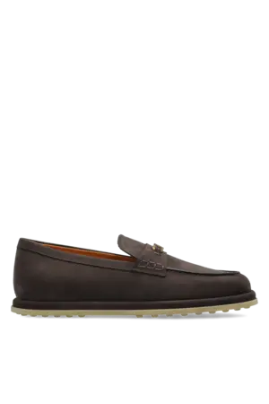 TOD’S Suede Loafers - Brown