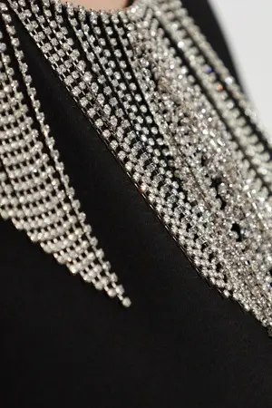 Sportmax Festoso Crystal Embellished Sleeveless Mini Dress