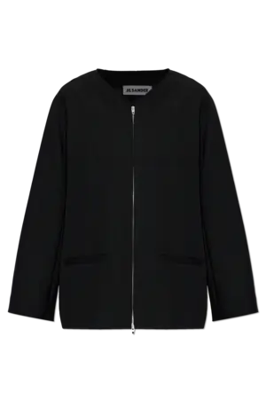 JIL SANDER Wool Jacket - Black