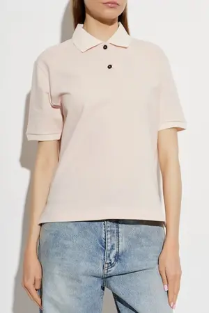 JIL SANDER Polo With Embroidered Logo